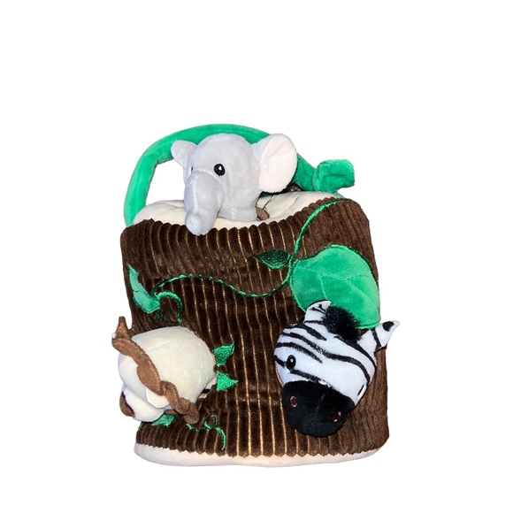 Toys | Plush Treehouse Stump With Three Friends | Poshmark